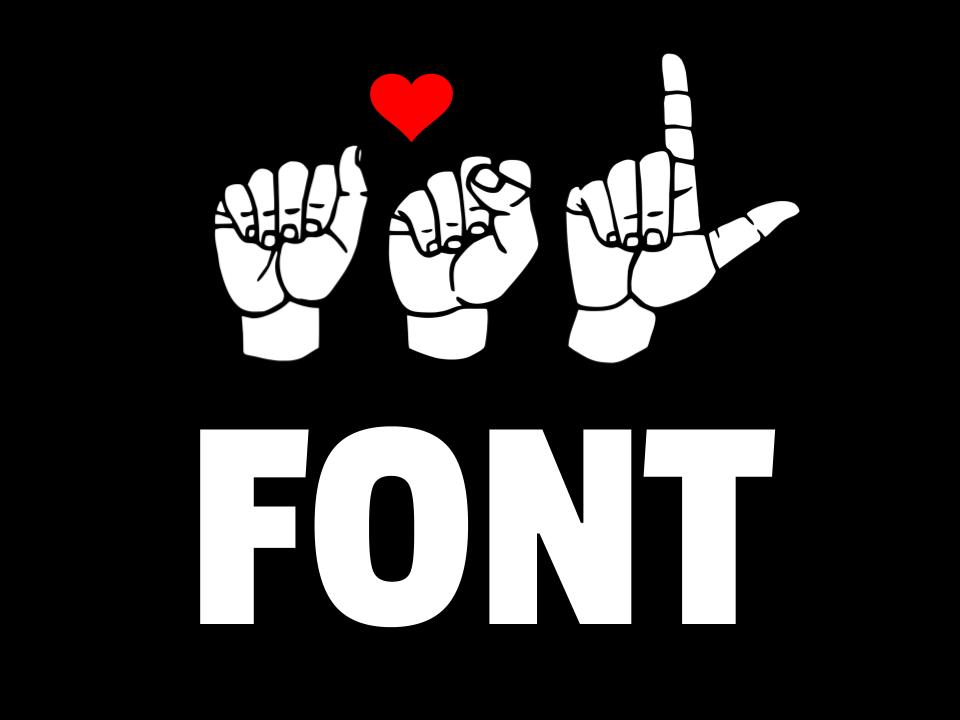 ASL Font (Type In ASL) - American Sign Language - Able Lingo ASL