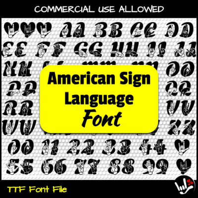 ASL Font (Type In ASL) - American Sign Language - Able Lingo ASL